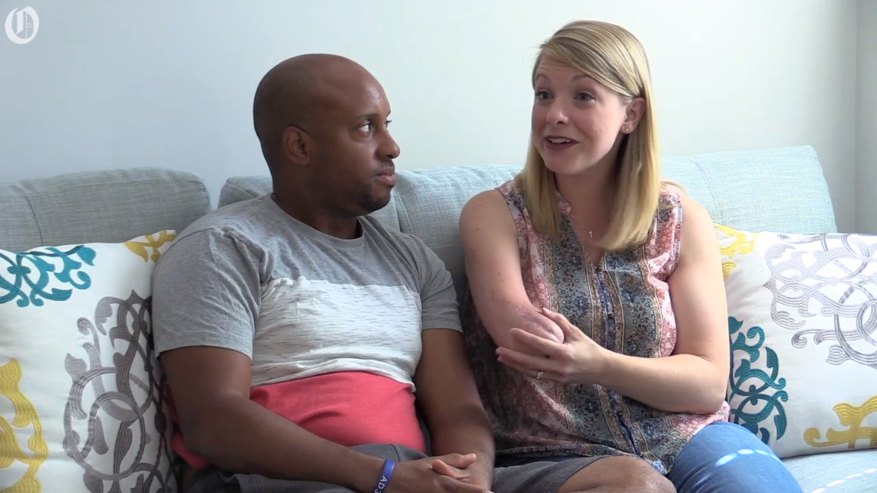 Tiffany Johnson overcomes after shark attack took her arm two years ago ...