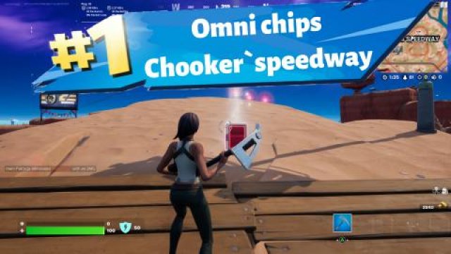 Collect Omni Chips at Chooker`s Speedway Fortnite - HideoutTV
