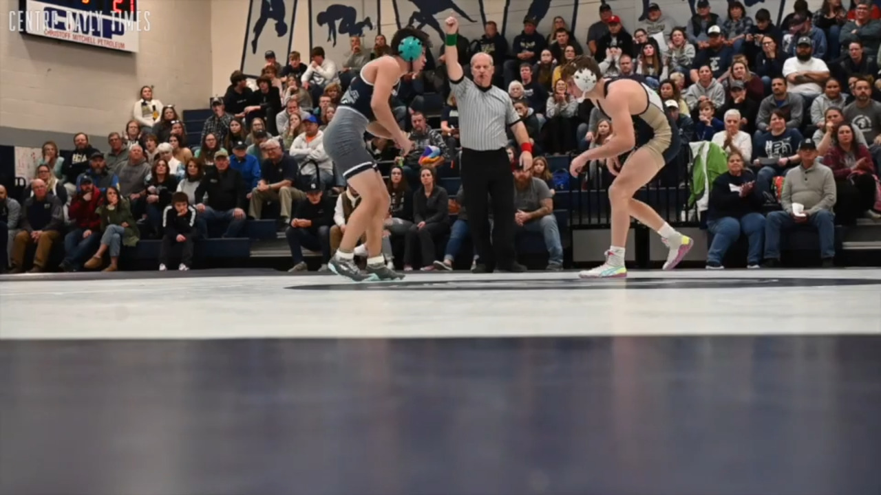 Philipsburg-Osceola's Marcus Gable wins 152 lb bout against Bald Eagle ...