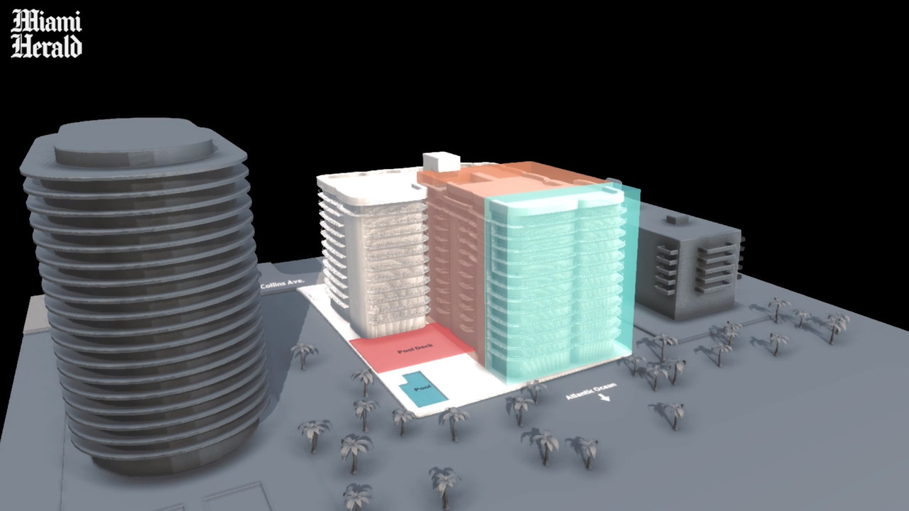 Watch the most probable sequence of the Surfside collapse | Miami Herald