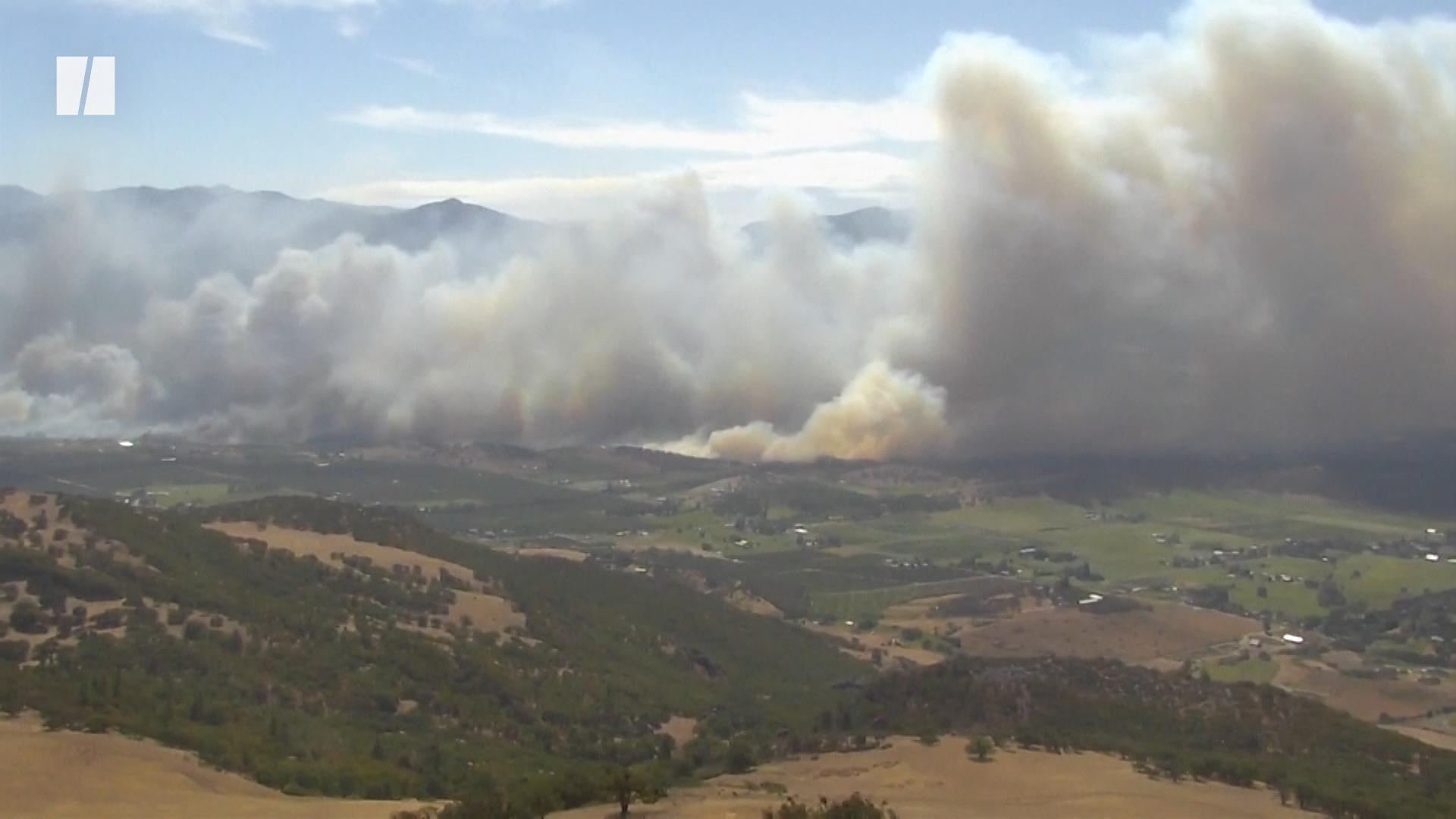 Explosive Wildfires Across California Stoked By Fierce Winds | HuffPost ...