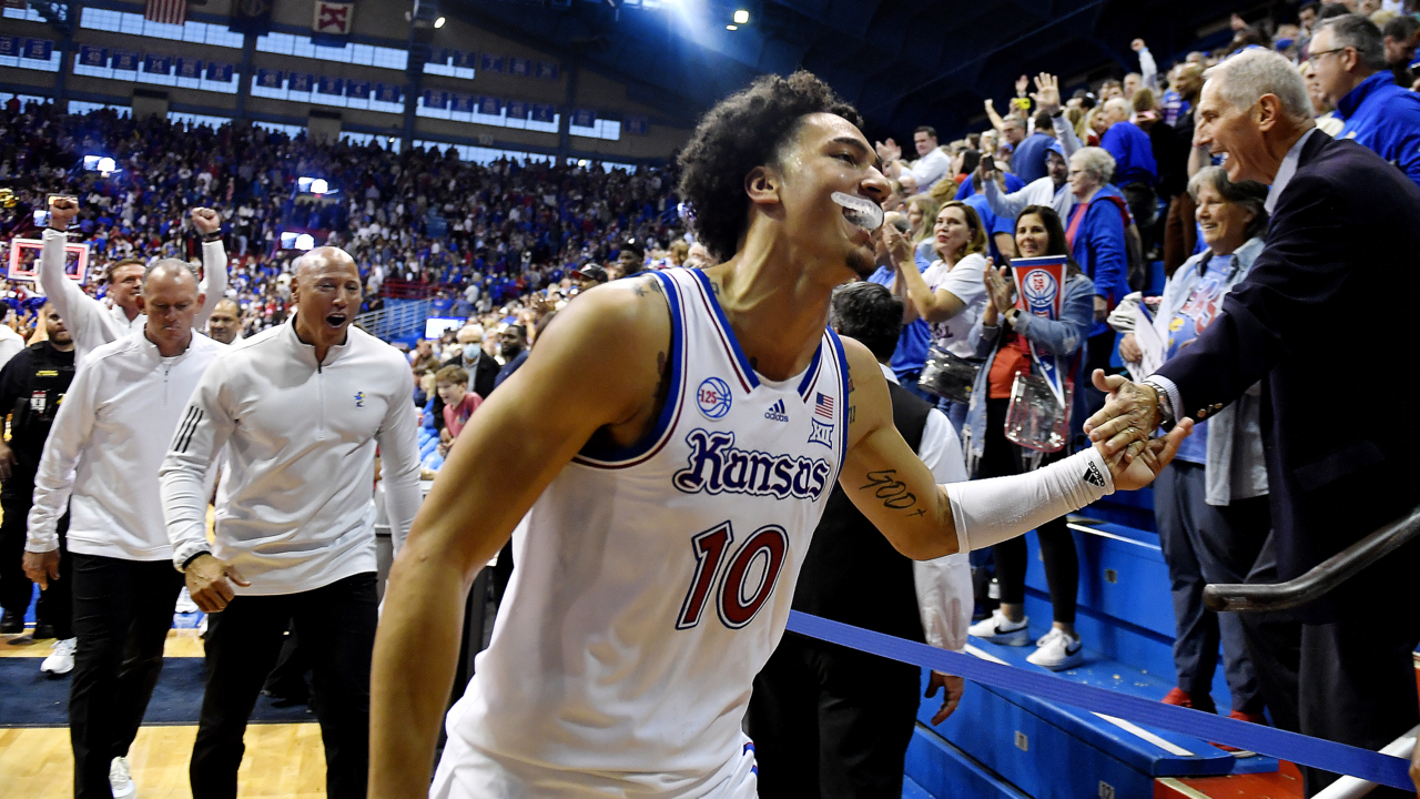 KU players Jalen Wilson, Gradey Dick and KJ Adams on the Jayhawks' 62 ...