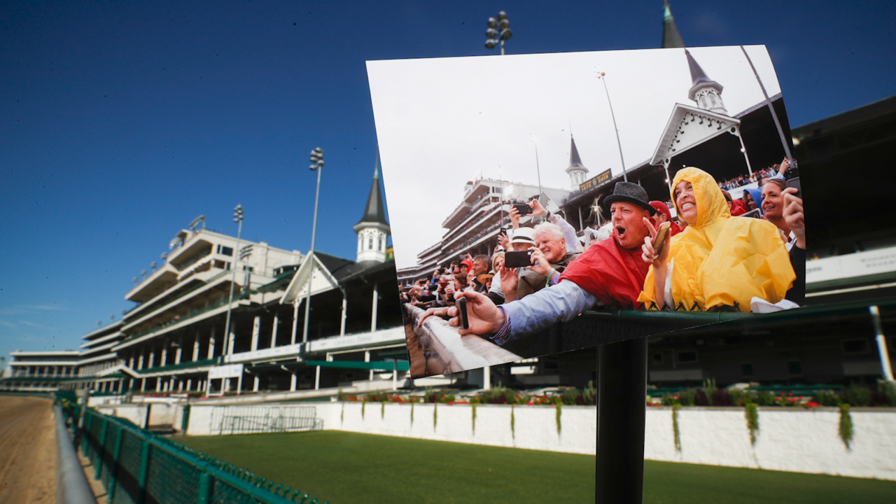 Before and after of Kentucky Derby crowd | Lexington Herald Leader