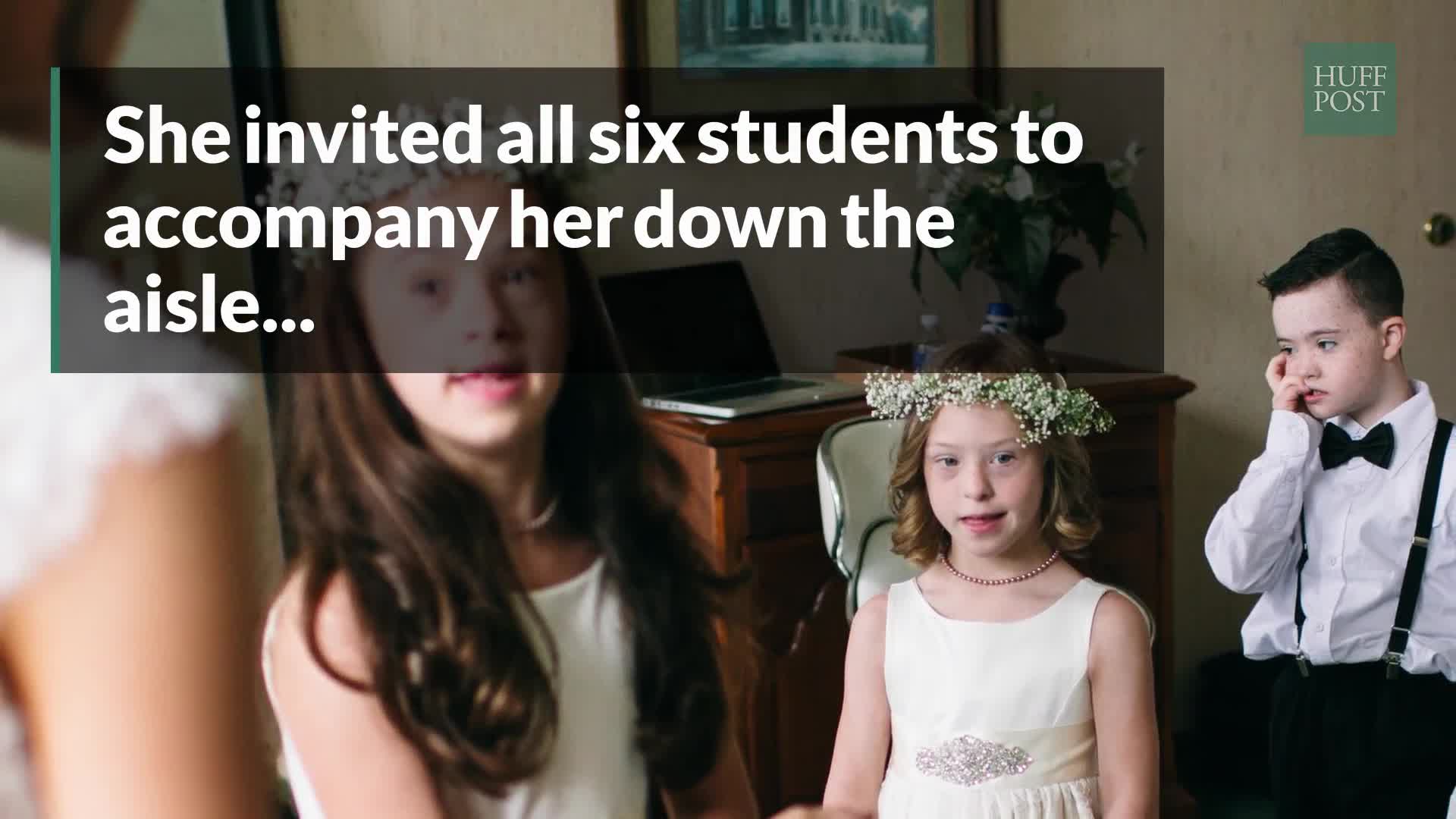 Teacher Invited Pupils With Special Educational Needs To Her Wedding ...