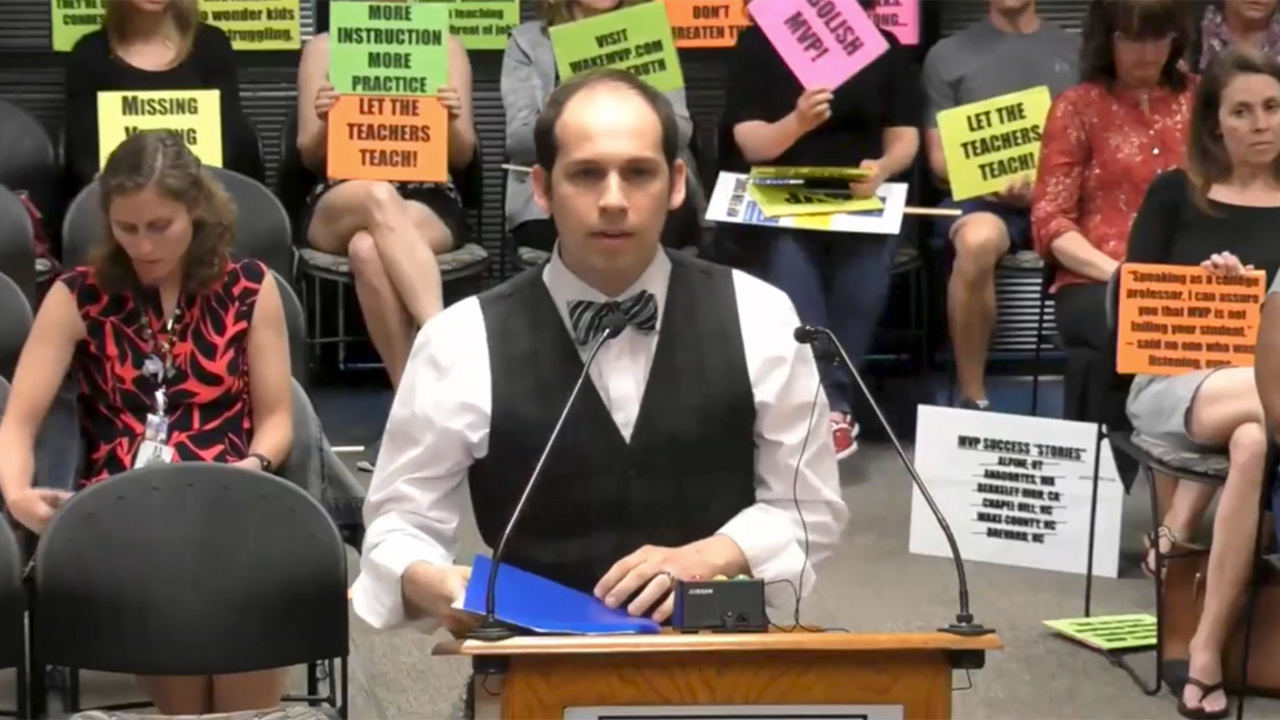 Wake County math teacher defends MVP curriculum | Raleigh News & Observer