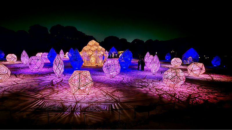 Sensorio in Paso Robles unveils new illuminated geometric sculptures ...