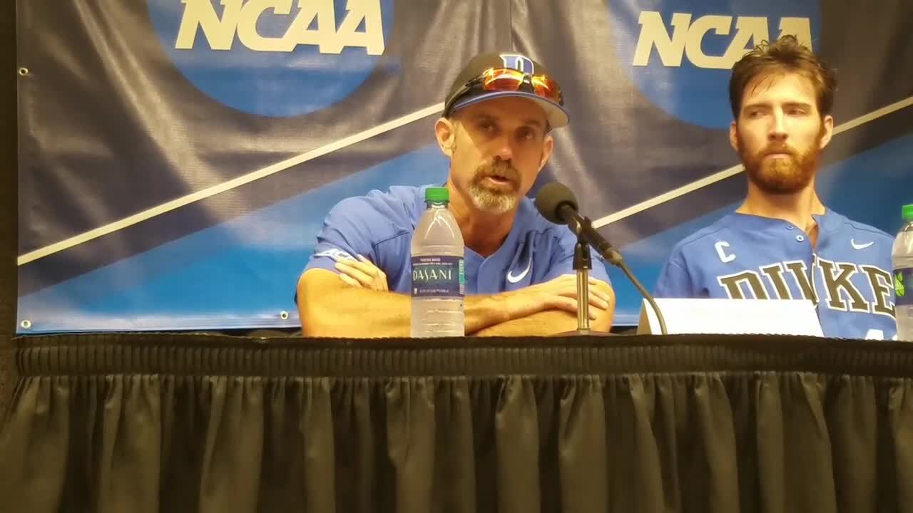 Duke baseball coach Chris Pollard discusses his team's season after ...