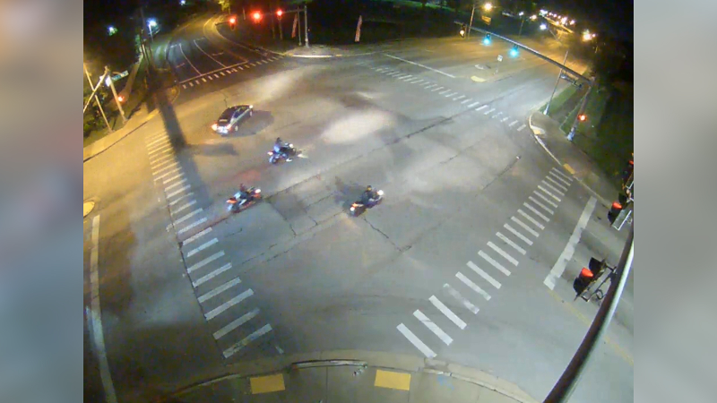 Traffic camera footage shows moments before fatal motorcycle crash ...