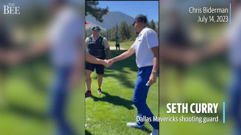 Video: NBA player Seth Curry hits fan with golf ball in Tahoe ...
