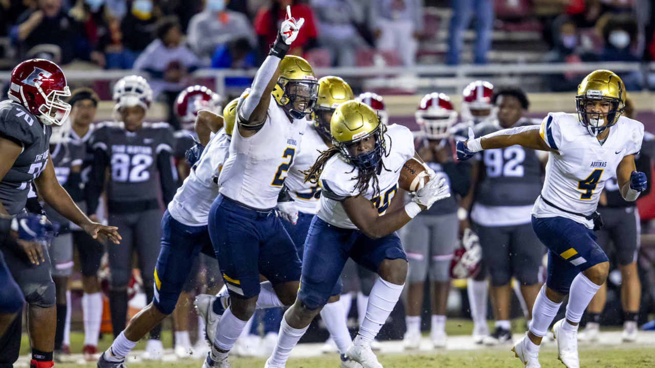 St. Thomas Aquinas Head Coach Roger Harriott on defeating Edgewater ...