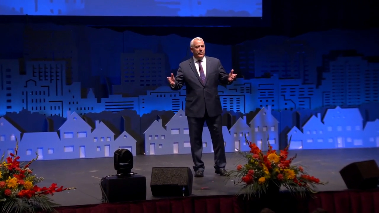 Boise Mayor Dave Bieter gives his 2019 State of the City address at The ...