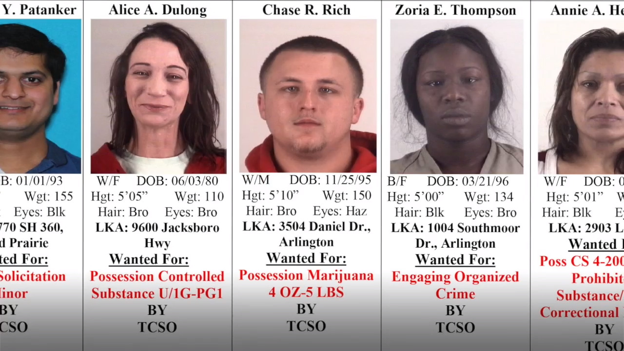 Video: Tarrant County's 10 Most Wanted Criminals, October 10 | Fort ...