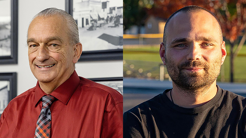 Incumbent Stear, opponent Sandu talk about their campaigns for Kuna ...