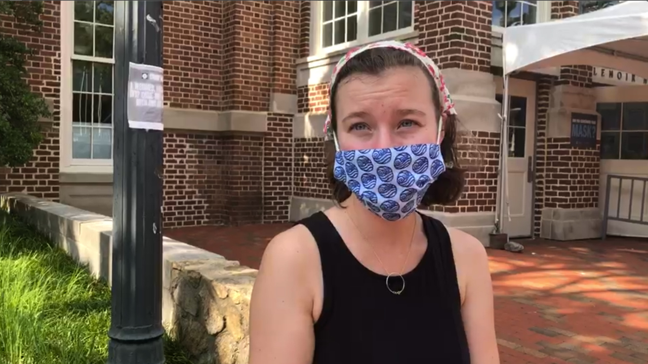 UNC student reacts to news of all undergrad classes moving online due ...