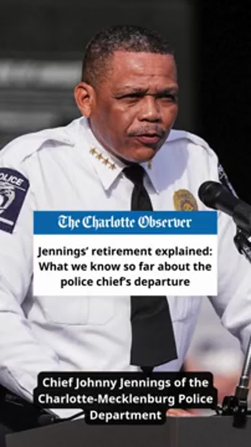 Explaining CMPD chief Johnny Jennings' retirement, pay | Charlotte Observer