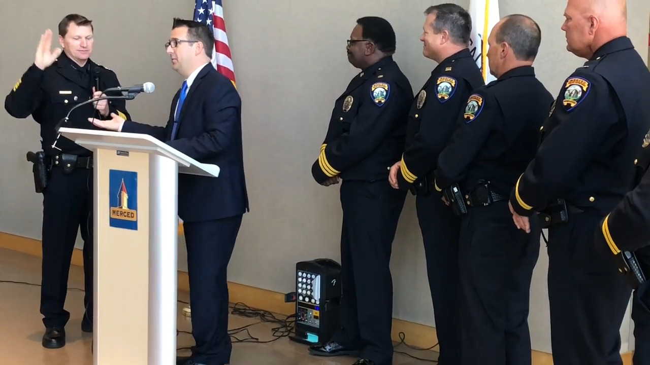 New Merced police chief is sworn in, talks priorities | The Sacramento Bee
