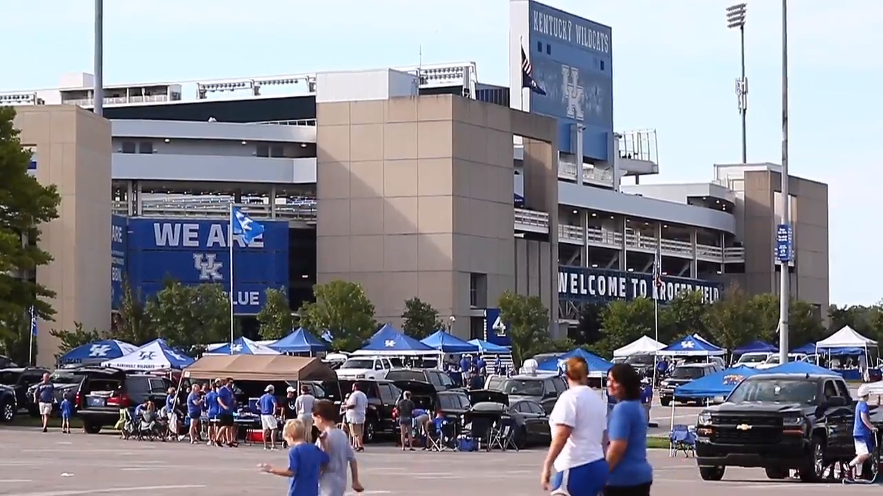 Kentucky Football Fans Tailgate For Season Opener Vs Toledo