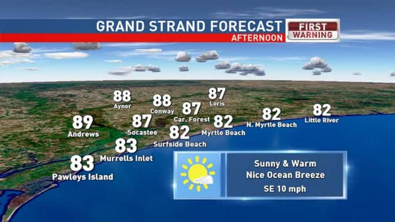Myrtle Beach weather forecast for May 27 | Myrtle Beach Sun News