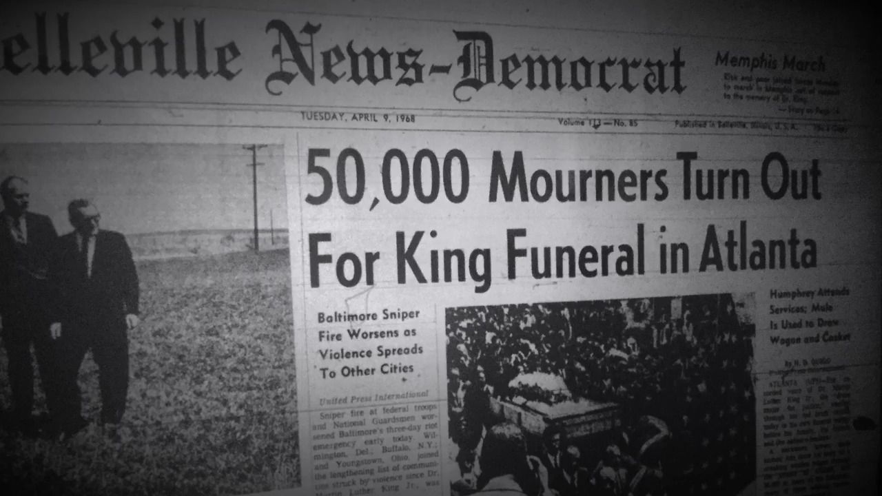 Firebombings, riots East St. Louis IL, after MLK's death. | Belleville ...