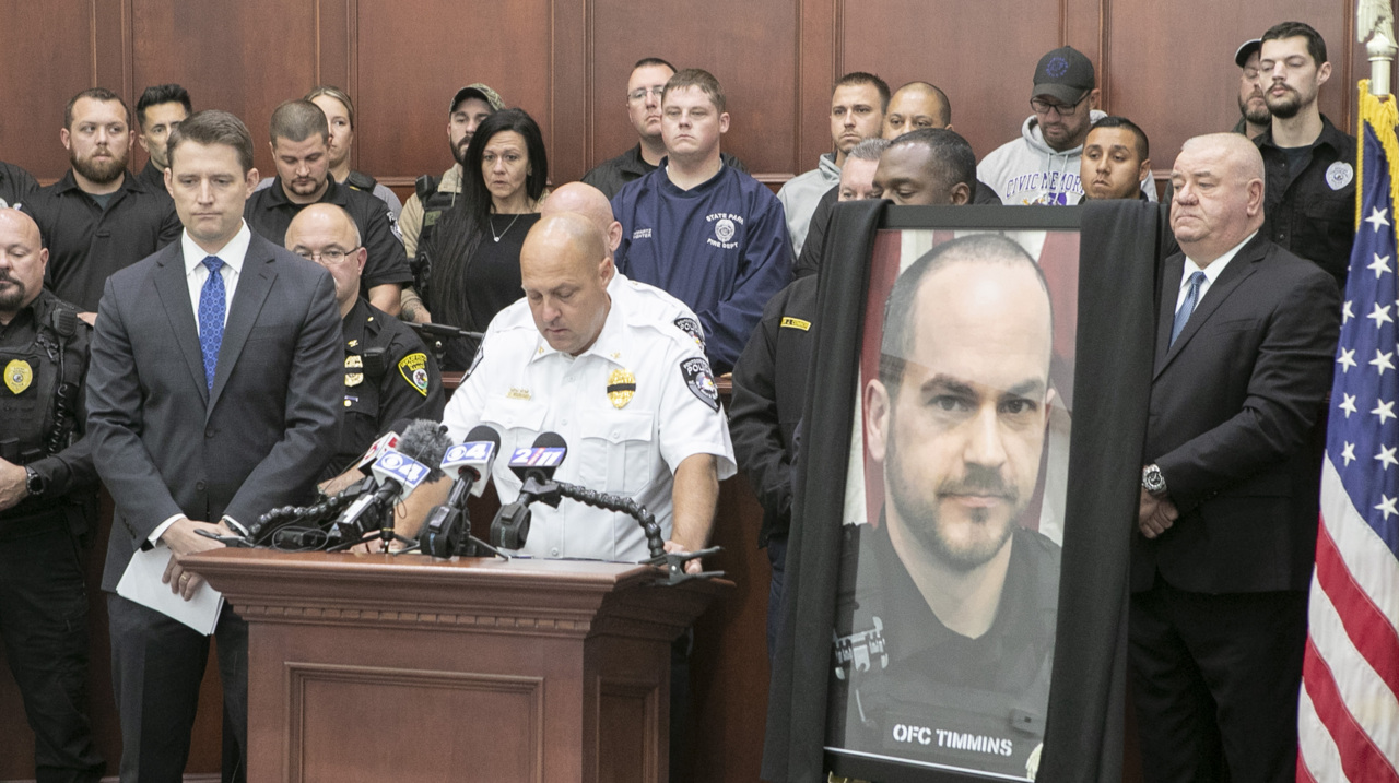Slain Pontoon Beach Officer Tyler Timmins is remembered today ...