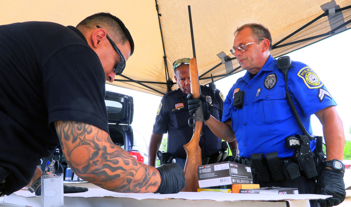 Columbus Police Dept's 'Funds for Guns II' takes 107 firearms off ...