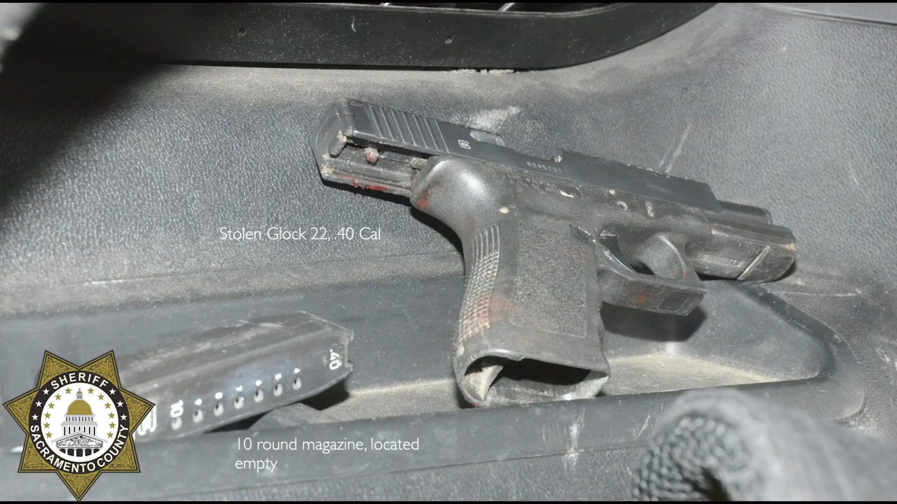 Video Shootout With Carjacking Suspect With Sacramento Sheriffs