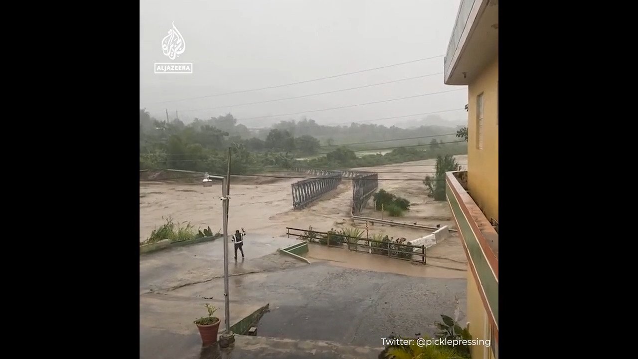 Hurricane Fiona: Video captures bridge collapse in Puerto Rico | Miami ...