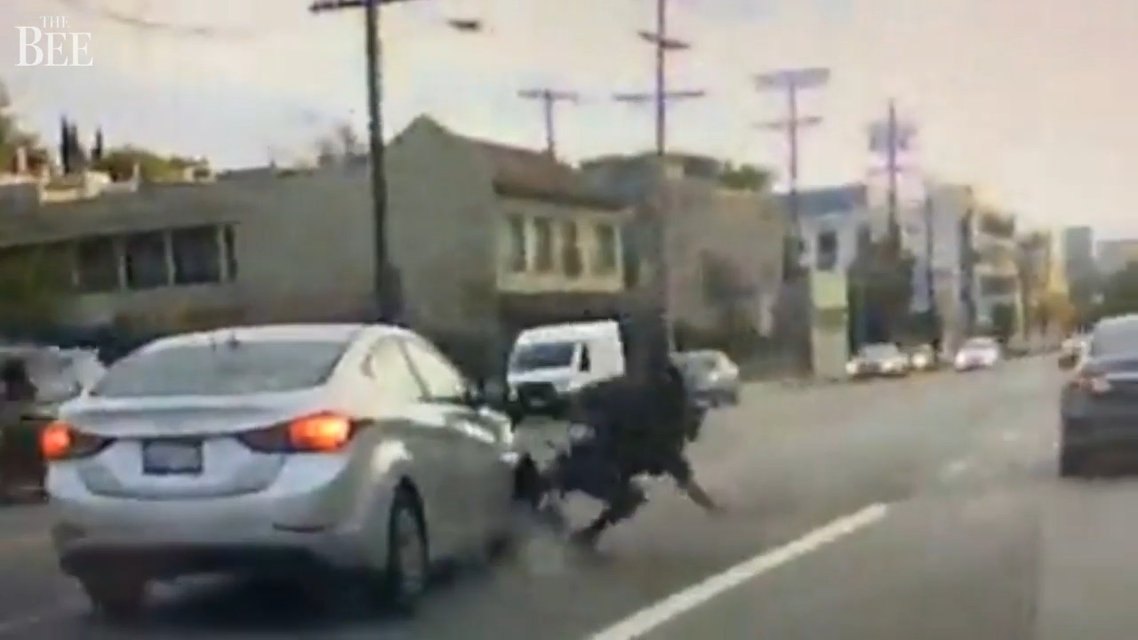 California hit and run, bicyclist dragged, video shows | Sacramento Bee