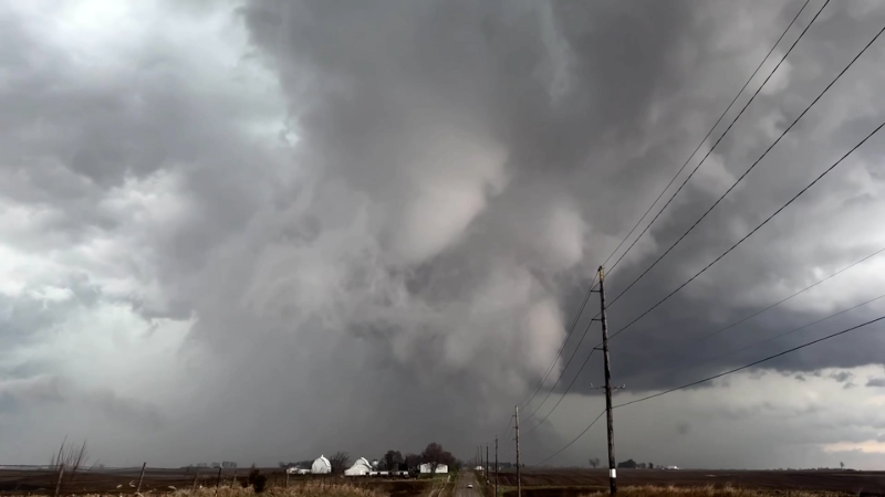 Storm chasers intercept damaging tornado in Iowa | AccuWeather