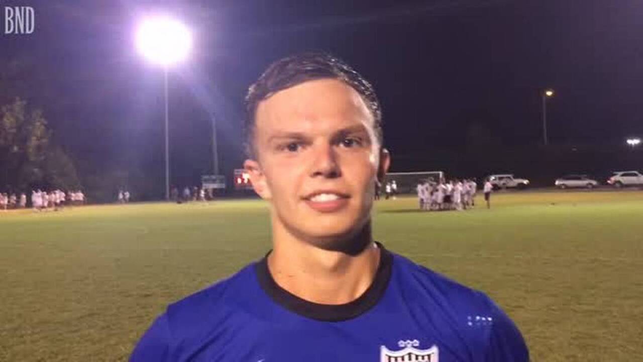 Columbia junior Sam Spivey talks about Eagles' soccer win over Gibault ...