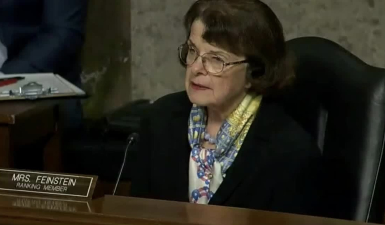 CA Senator Feinstein repeats question at hearing | Sacramento Bee