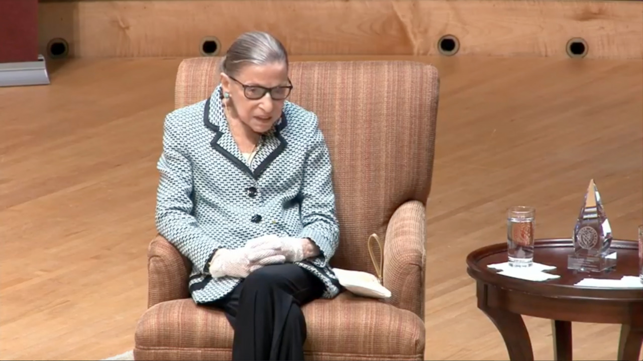 Justice Ruth Bader Ginsburg discusses her rapid confirmation as a ...