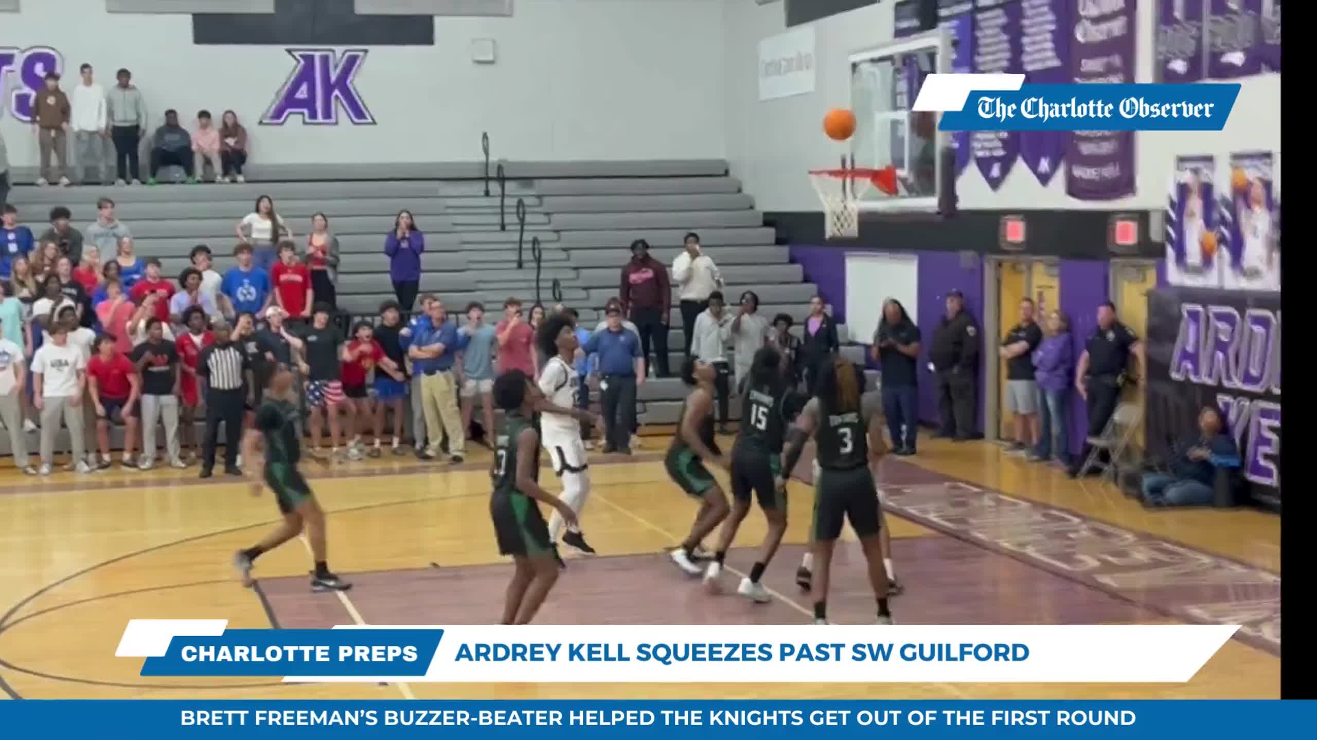 WATCH: Ardrey Kell's Brett Freeman makes big shot | Charlotte Observer