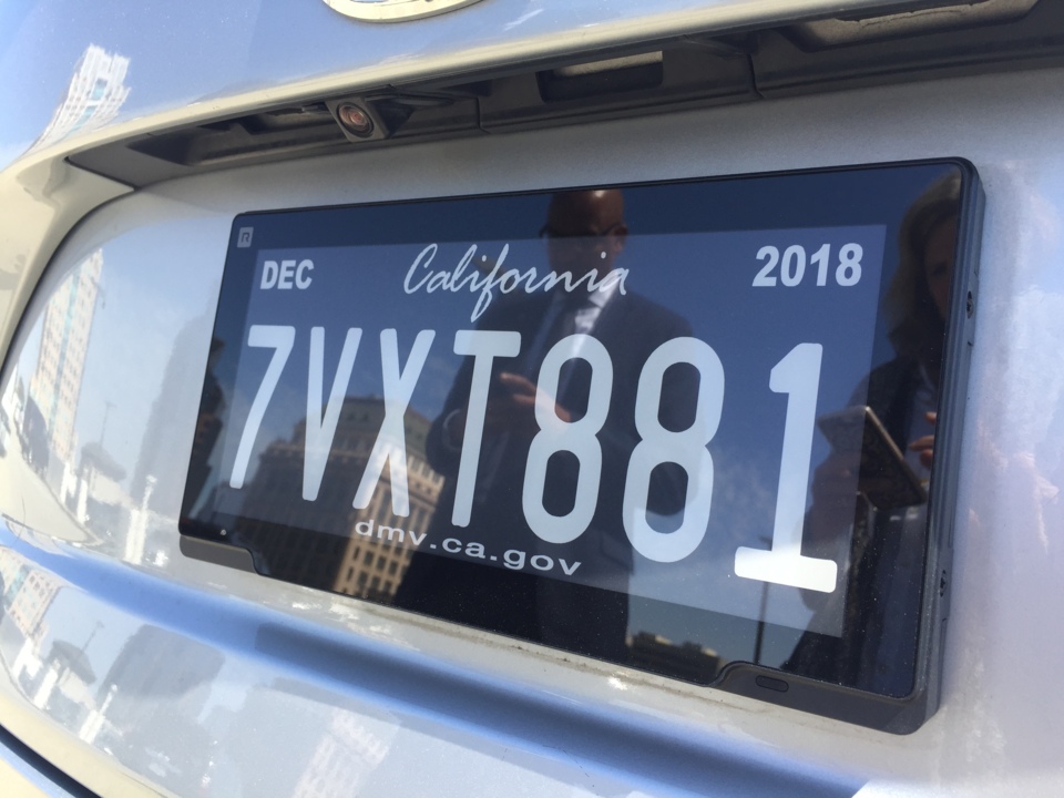 California Drivers Meet Your New Digital License Plate Sacramento Bee