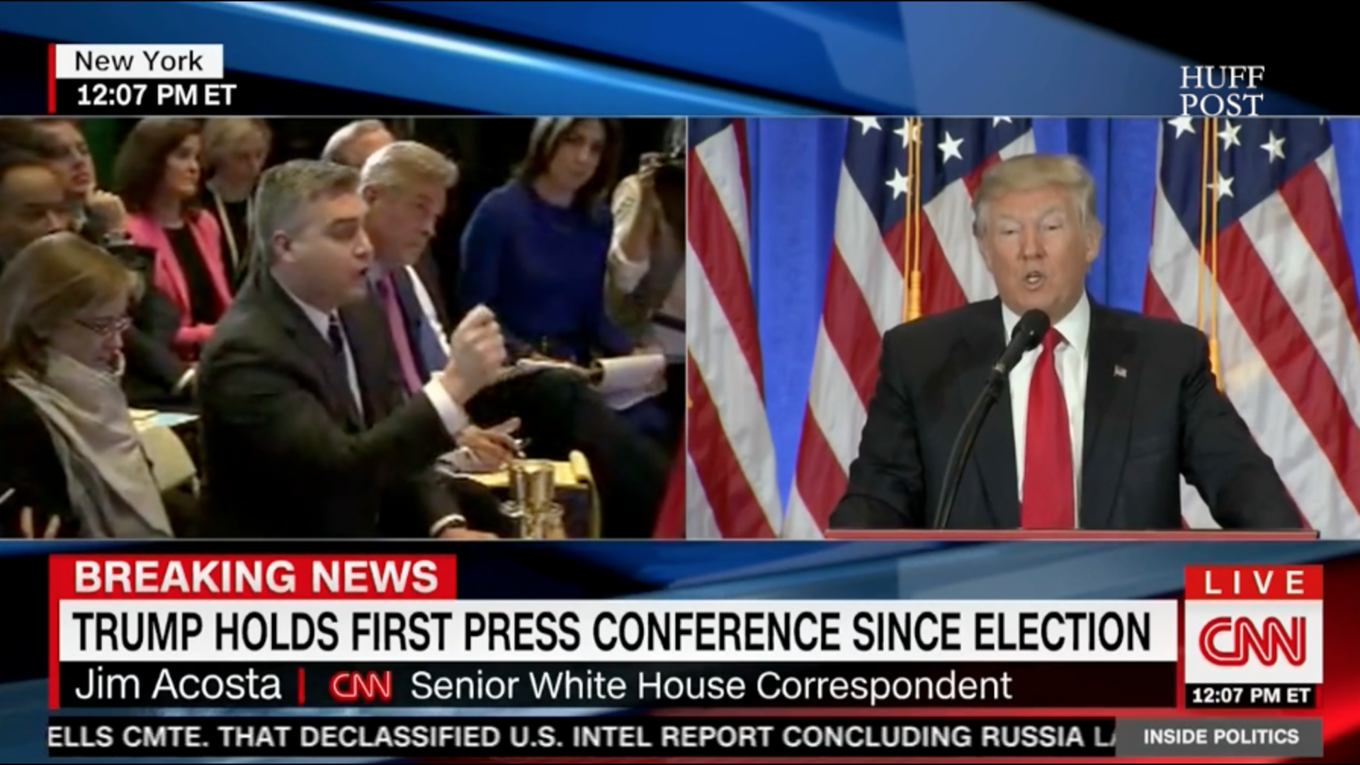 Donald Trump Refuses To Take A Question From CNN Reporter, Calls ...