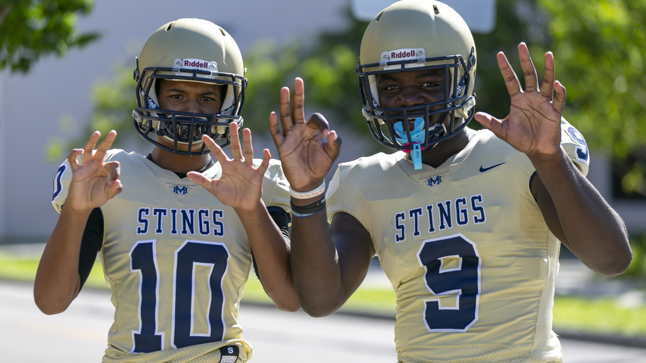 Miami Dolphins donate football equipment, cleats and new uniforms to ...