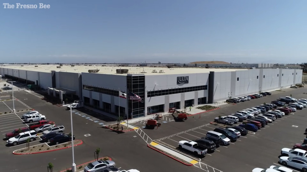 Take flight over the Fresno Ulta Beauty distribution center in this ...