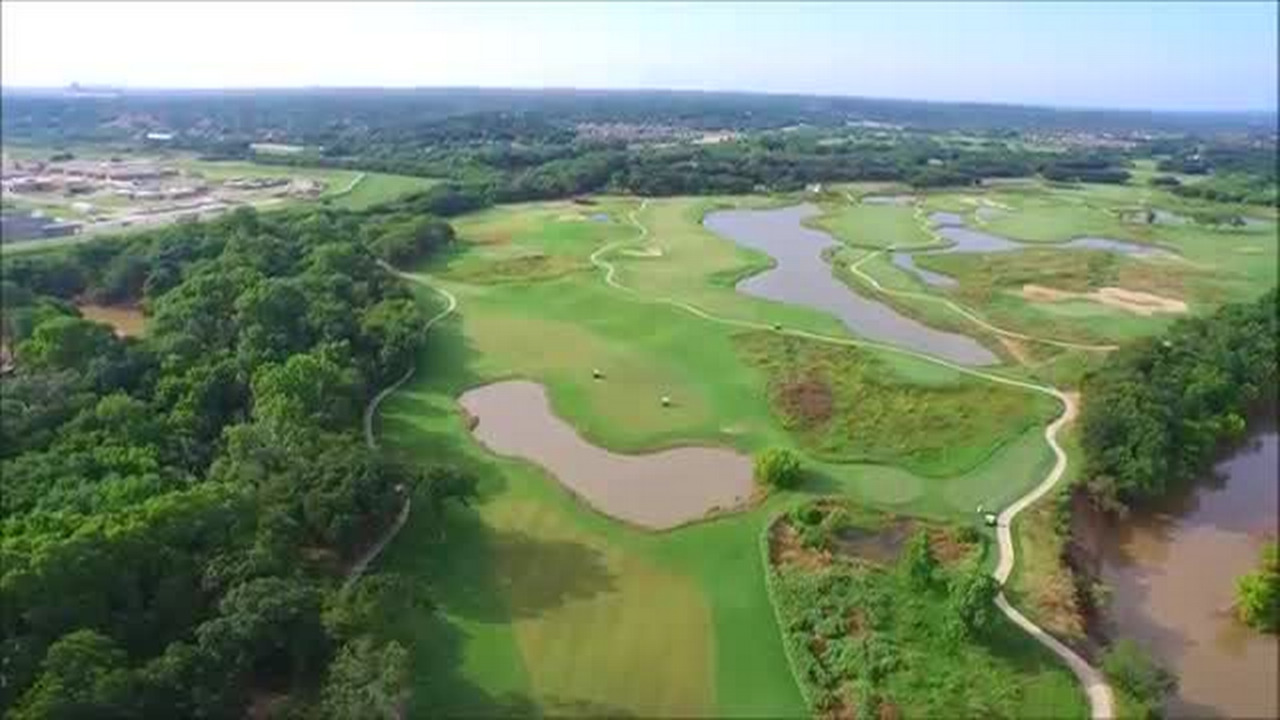 An aerial view of Waterchase Golf Club - drone style | Fort Worth Star ...