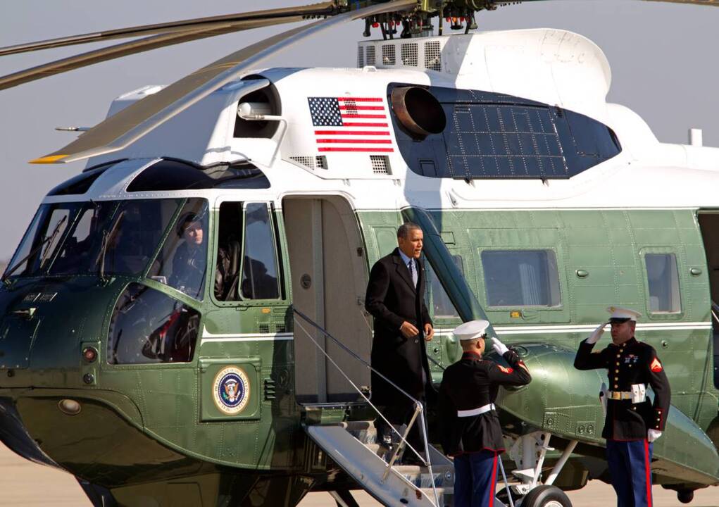 Marine One pilot describes landing at White House to pick up president ...