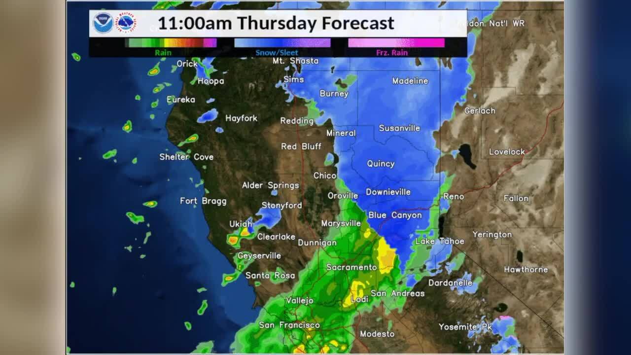 Northern CA weather forecast: Timing of storm as rain, wind, snow ...
