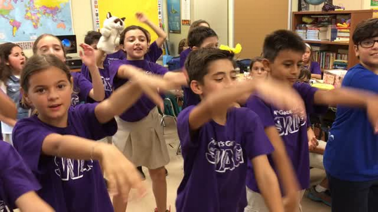 Students at Sunset Elementary celebrated the last day of school with a ...