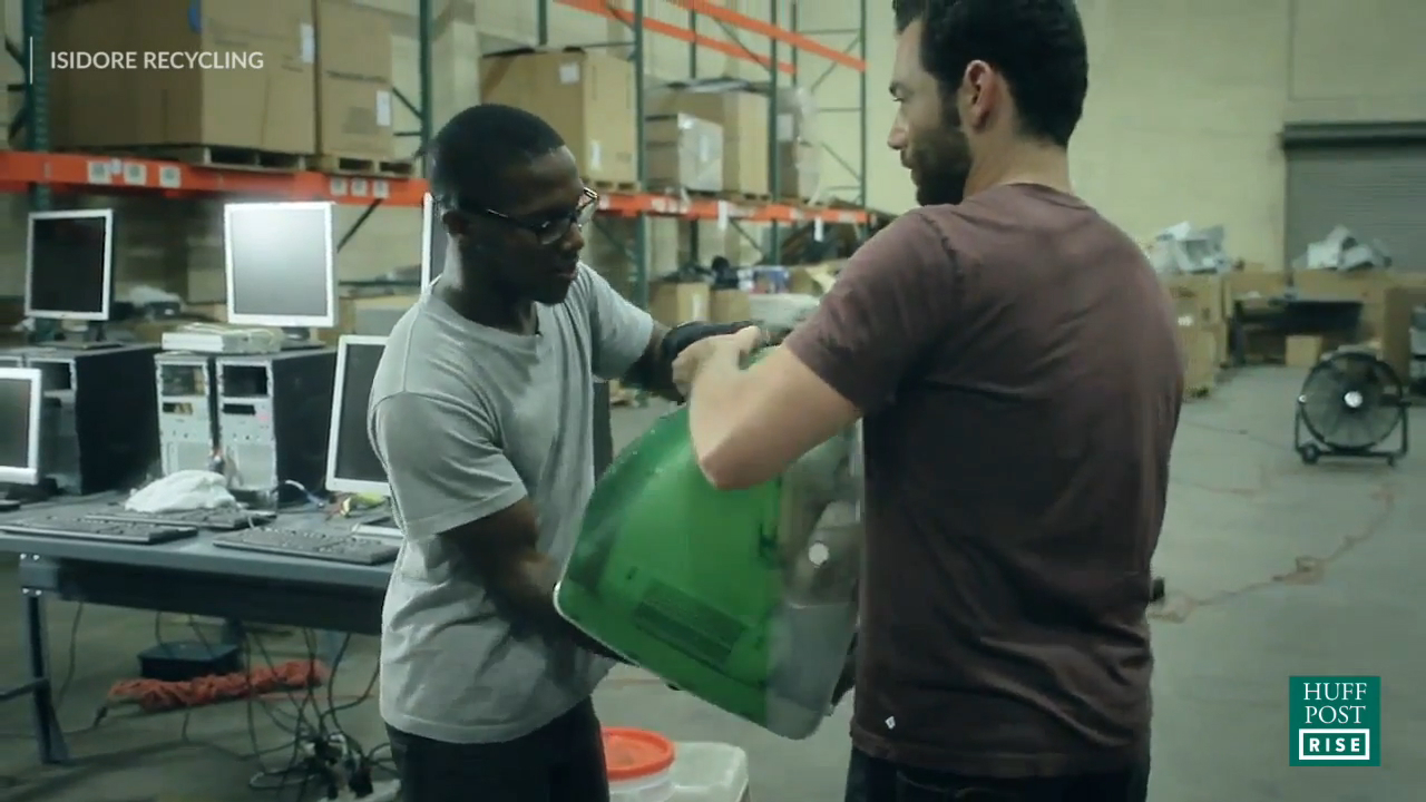 This Woman Is Giving Ex-Cons And E-Waste A Second Chance | HuffPost Videos