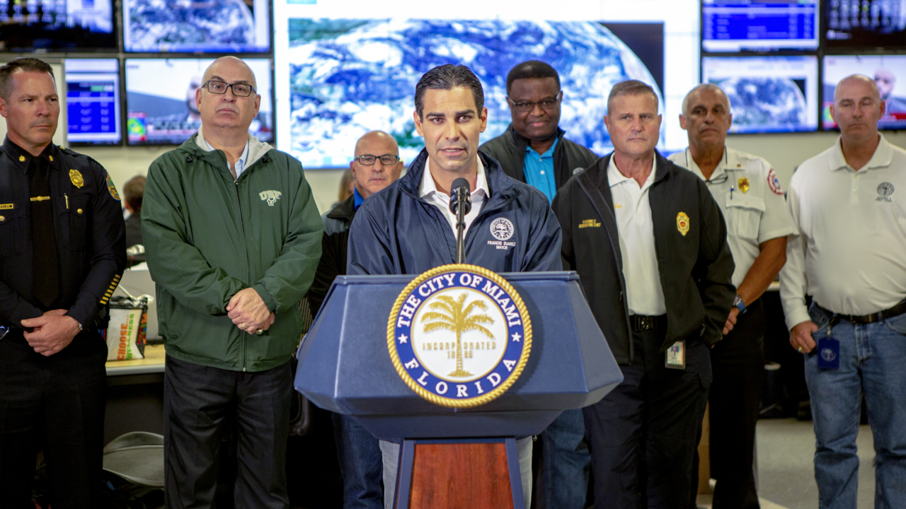 Watch Miami Mayor Francis Suarez deliver latest update on city plans ...