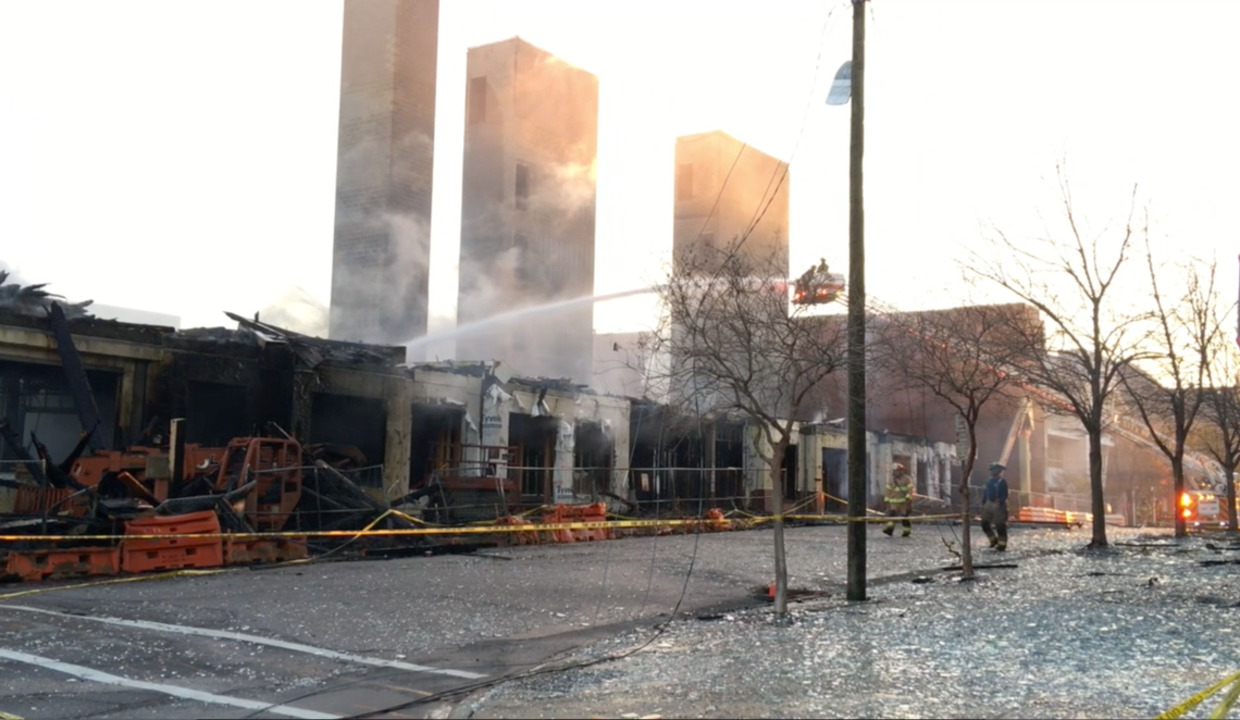 Raw Video: Downtown Raleigh fire scene | Raleigh News & Observer