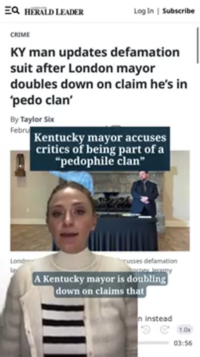 London KY mayor’s attorney sued for defamation after presser ...