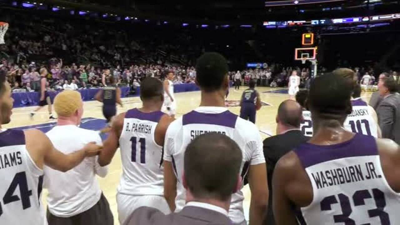 TCU's locker room celebration and Jamie Dixon's speech following NIT ...