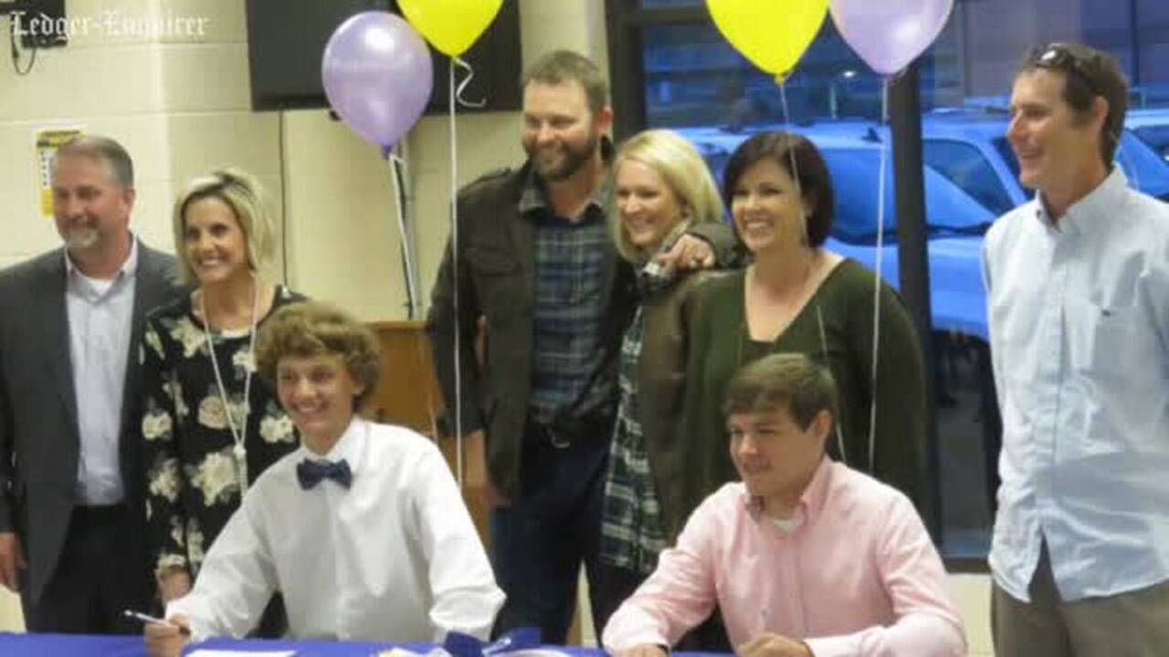 Harris County fishermen Cal Culpepper, Mason Waddell sign scholarships ...