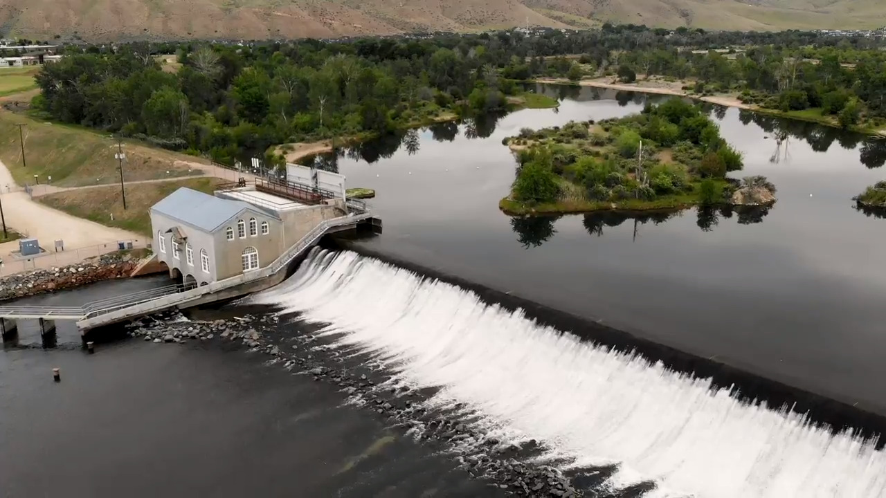 Barber Dam was constructed in East Boise in the early 1900s by Barber ...
