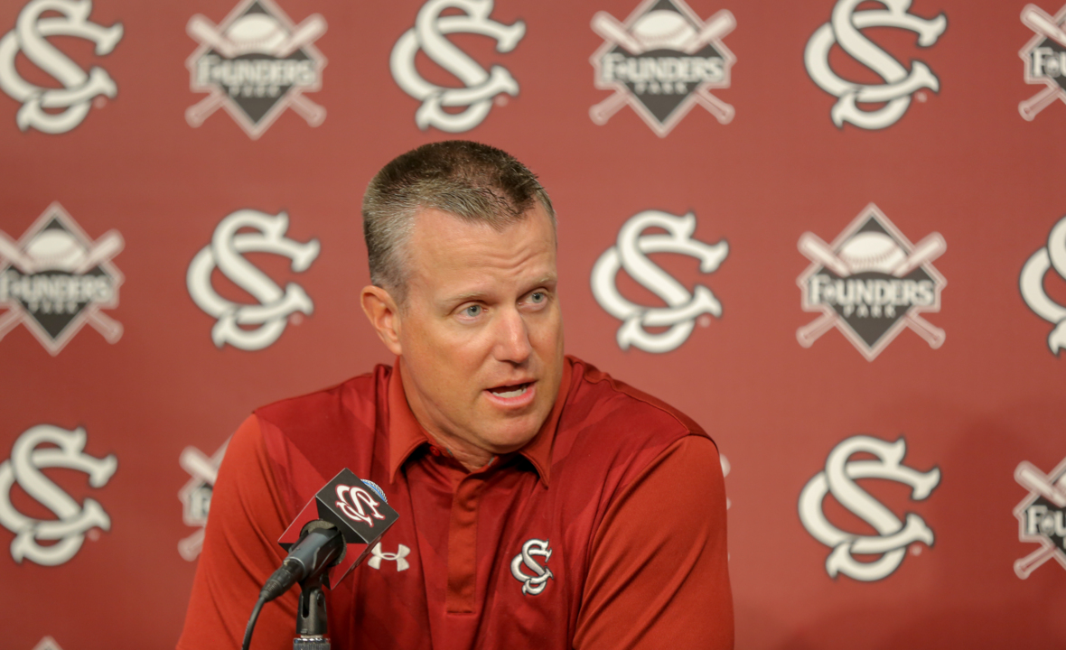The University of South Carolina baseball team read to play Ohio State ...