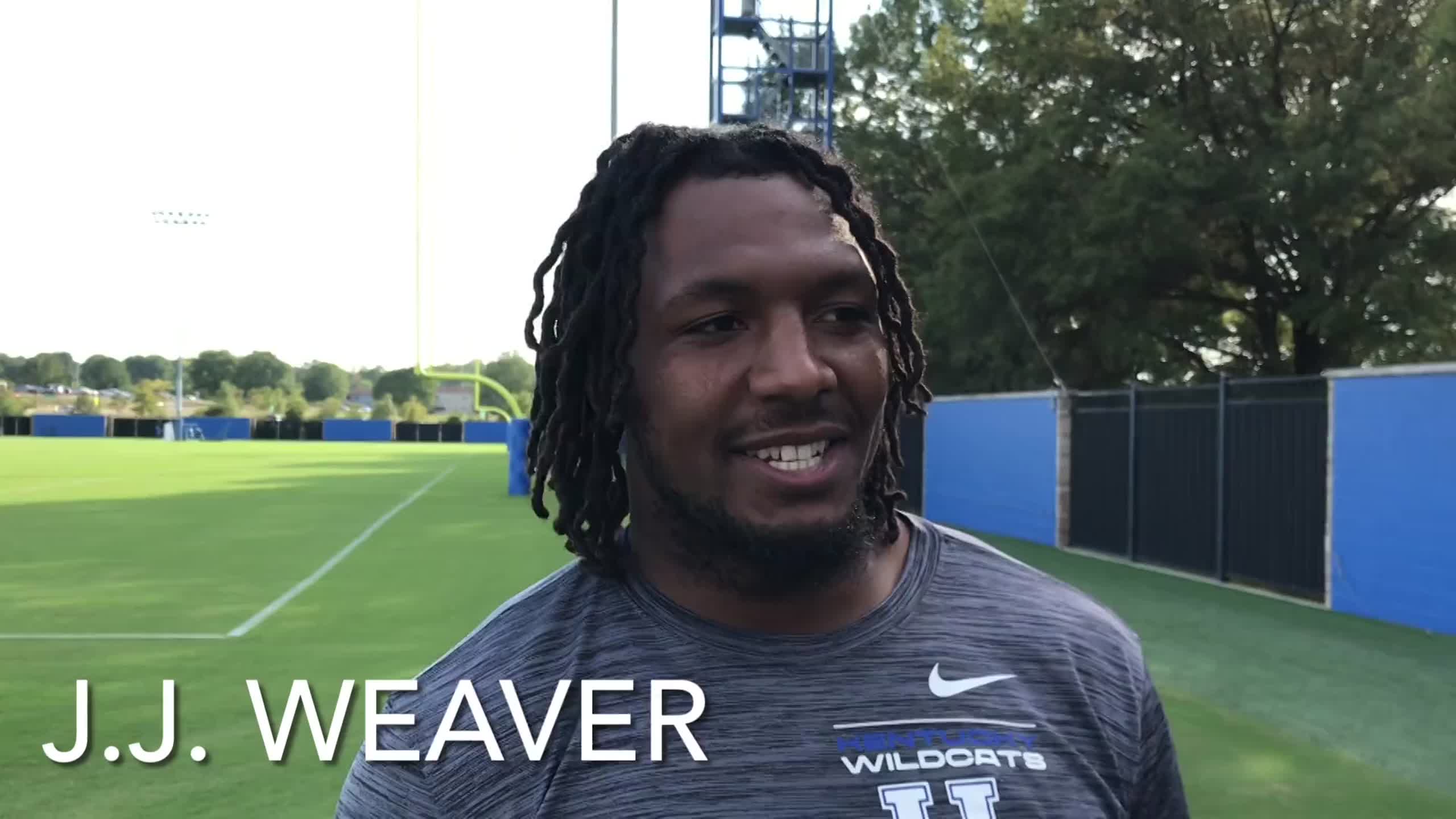 Kentucky football J.J. Weaver as UK prepares for Vanderbilt | Lexington ...